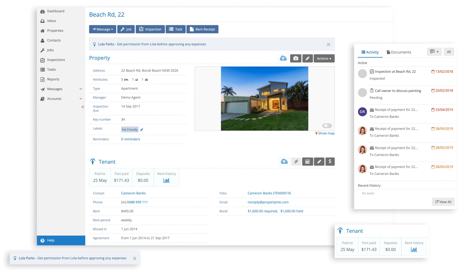 Cloud Property Management Software Features - PropertyMe New Zealand