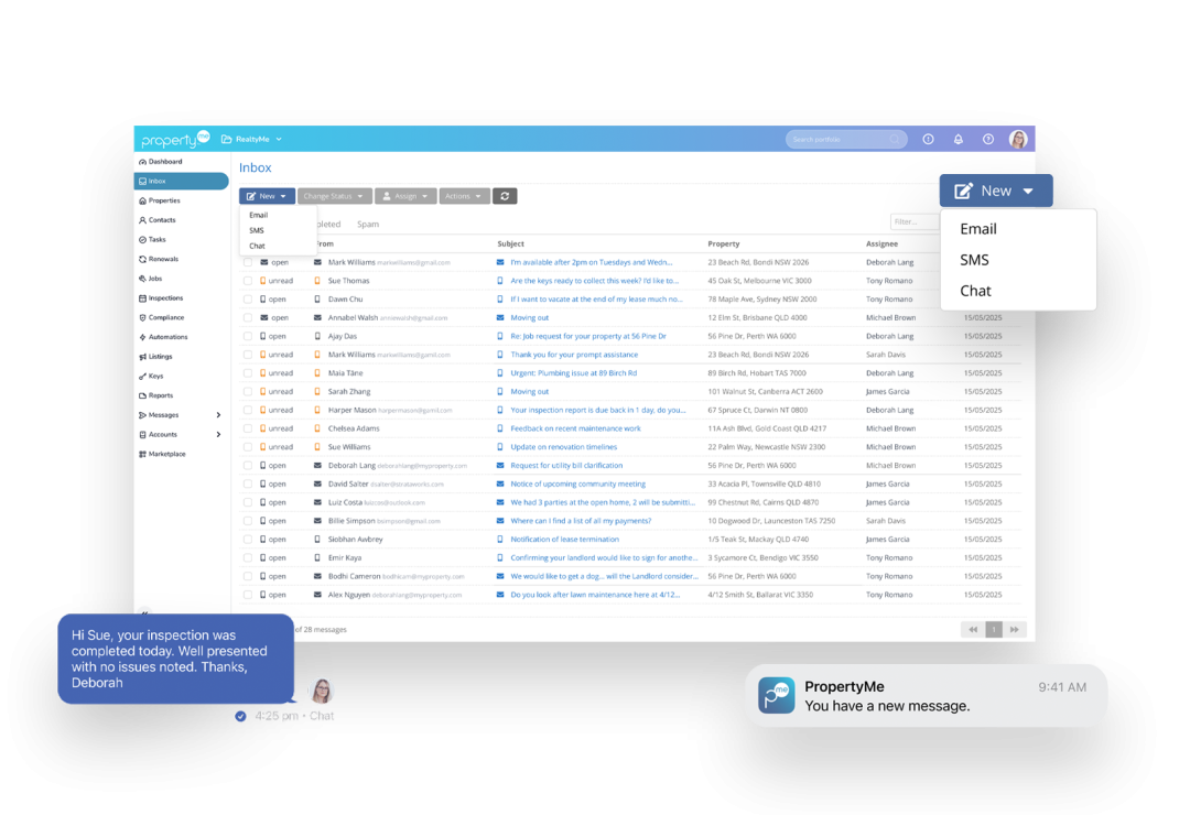 Cloud Property Management Software Features - PropertyMe New Zealand