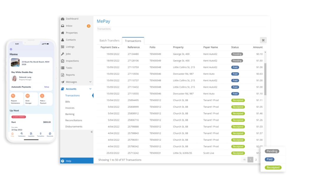 Cloud Property Management Software Features - PropertyMe