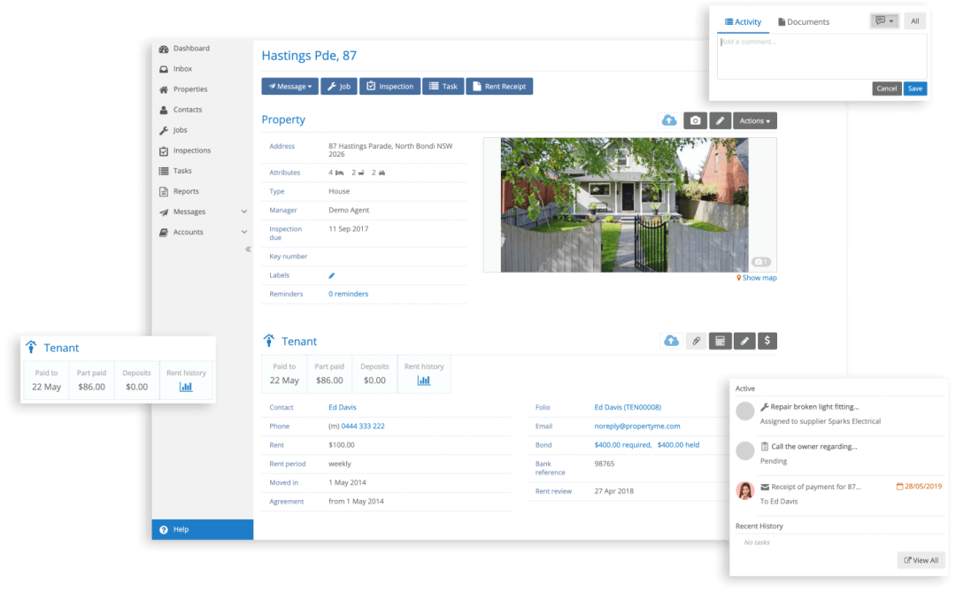 Cloud Property Management Software Features - PropertyMe