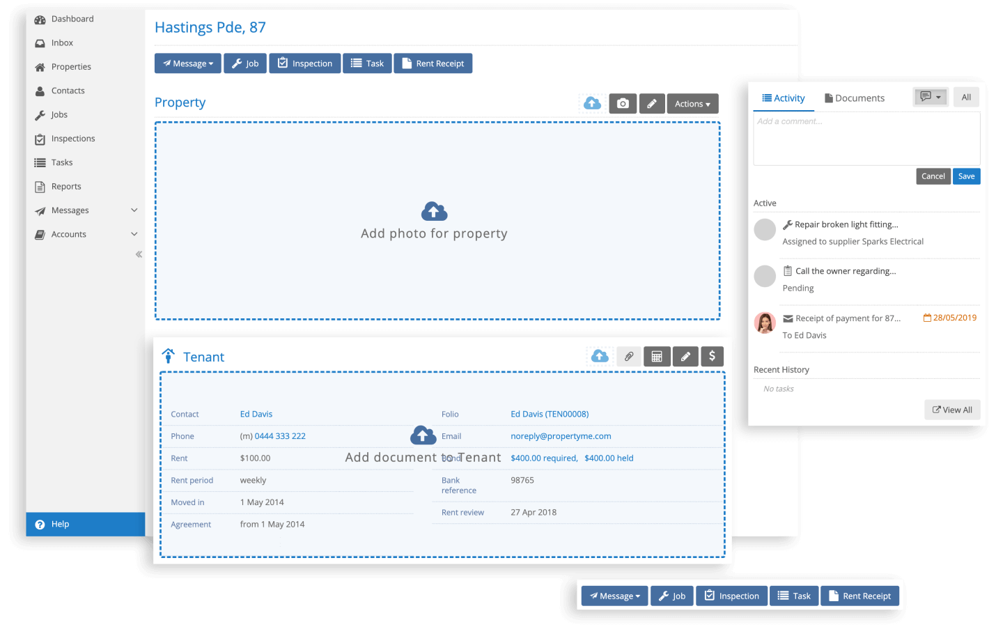 Cloud Property Management Software Features - PropertyMe